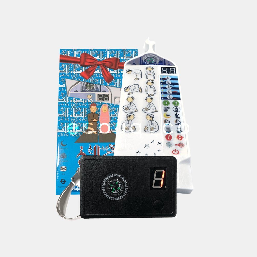 Smart Rakaat Counter and Learn2Solat Prayer Kit Bundle